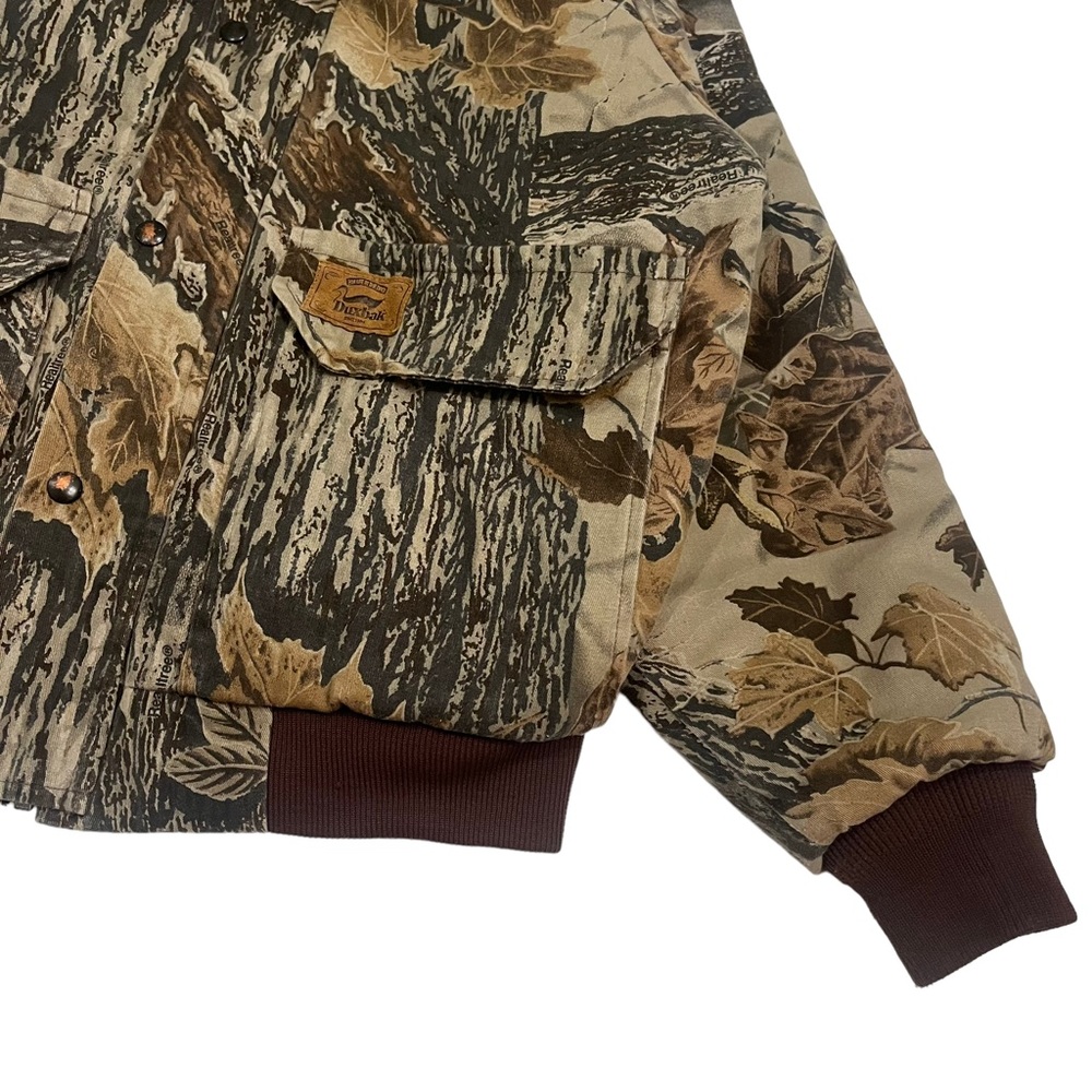 Rare Vintage Duxbak Realtree Camo Zip Up Hooded Jacke… - Gem